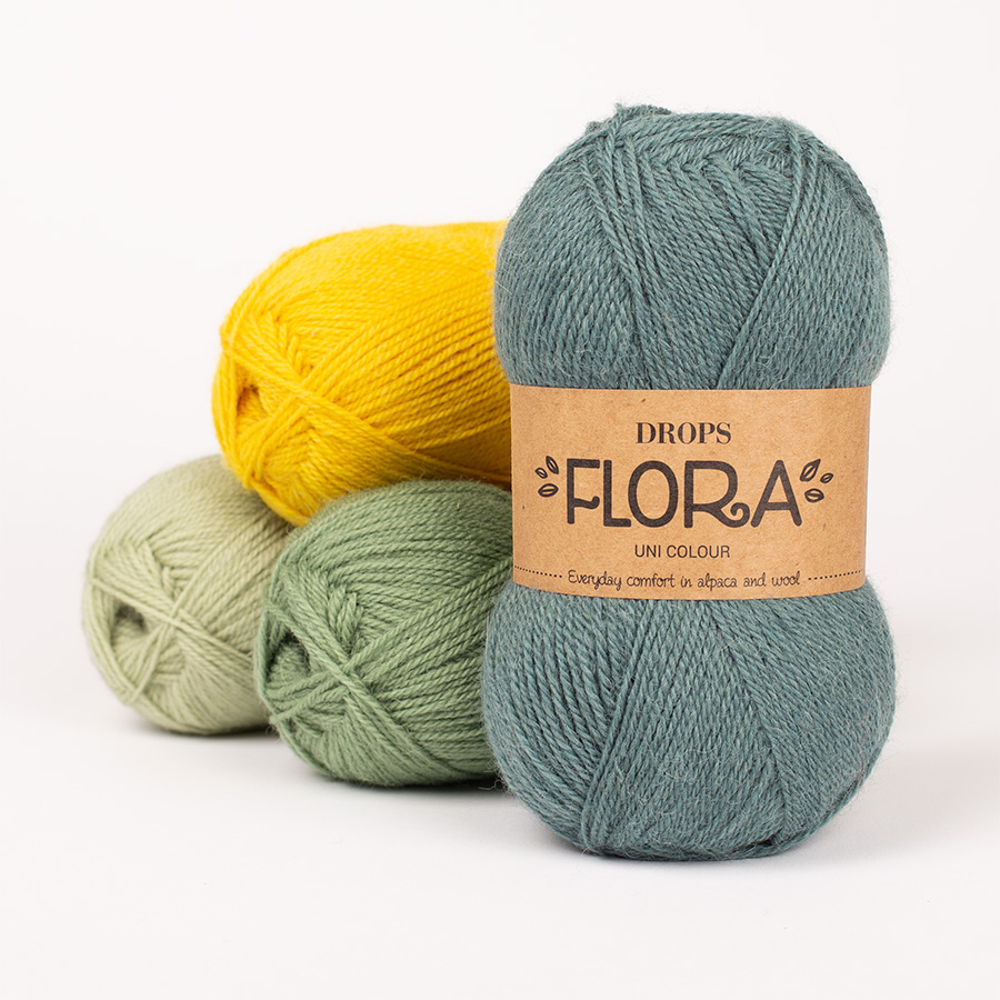 Drops - Flora uni colour | Little Maille